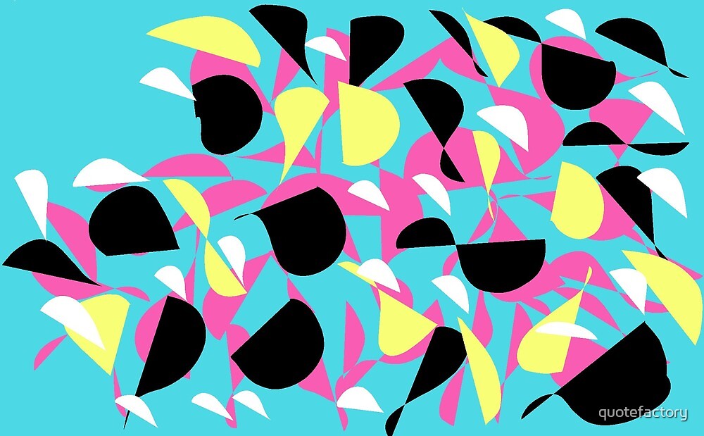 "80s confetti" by quotefactory | Redbubble