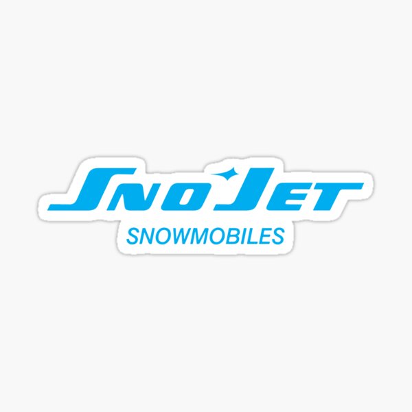 "SnoJet" Sticker by HeyBeardMon | Redbubble
