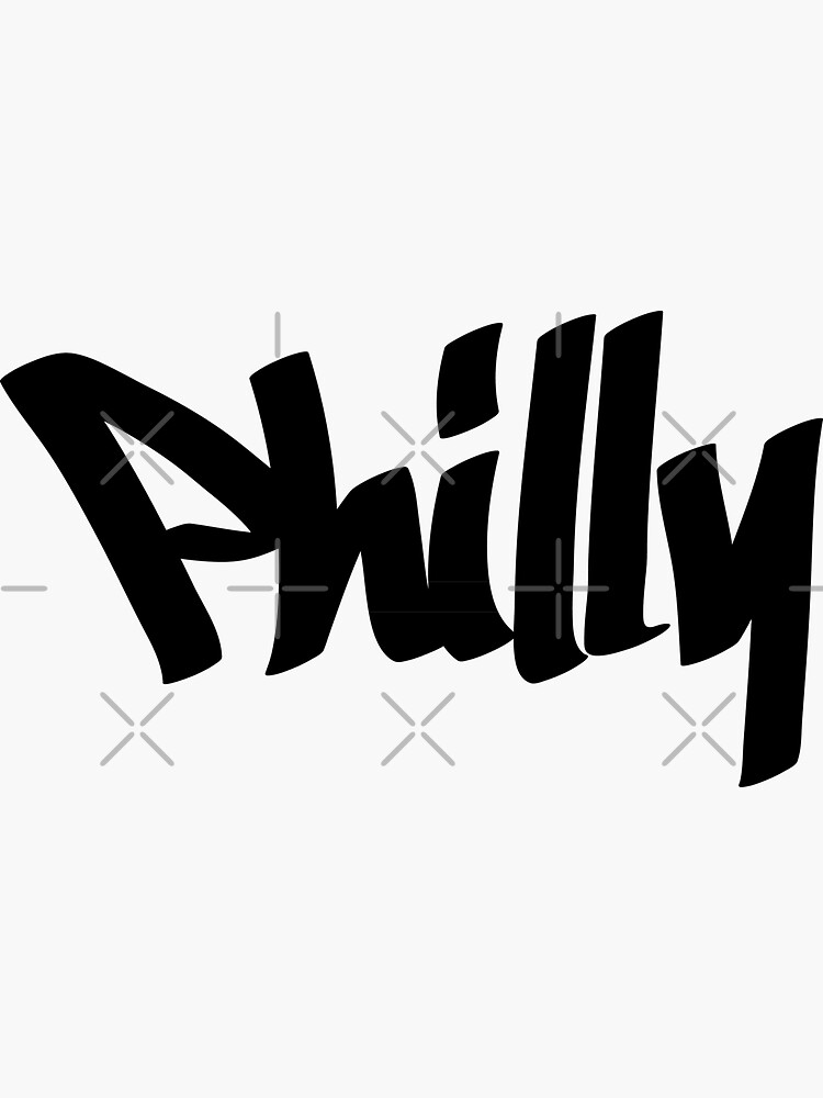 "Philly Tag" Sticker by SamuelMolina | Redbubble