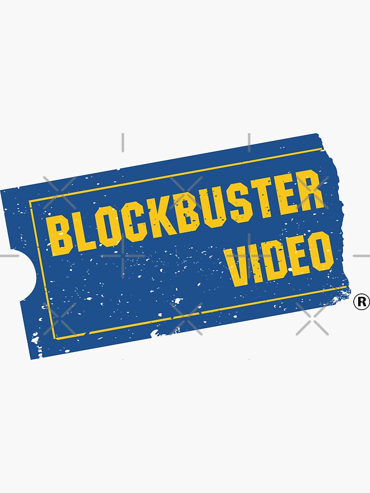 "Blockbuster Video" Sticker for Sale by epitomegirl | Redbubble
