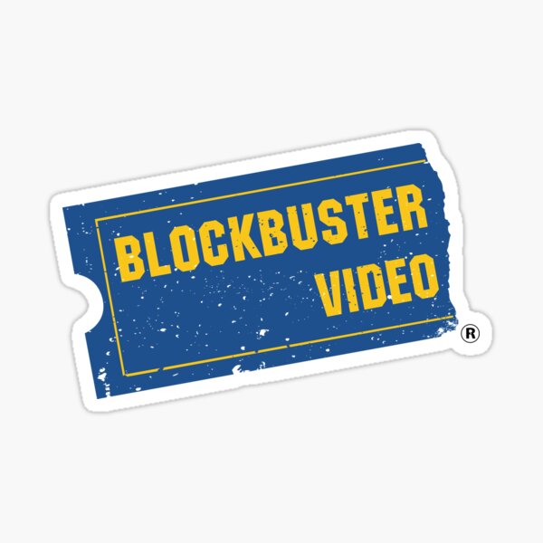 "Blockbuster Video" Sticker for Sale by epitomegirl | Redbubble