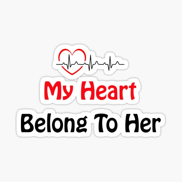 "My Heart" Sticker for Sale by saedsr | Redbubble
