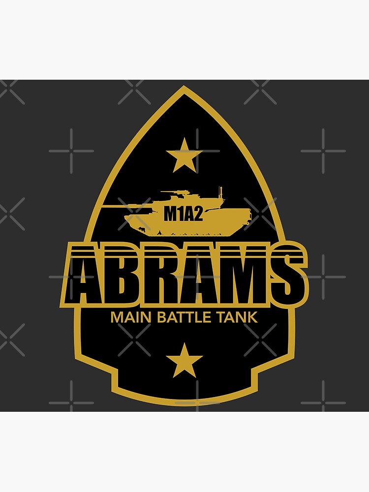 "M1A2 Abrams Main Battle Tank Patch" Art Print for Sale by StrongVlad ...