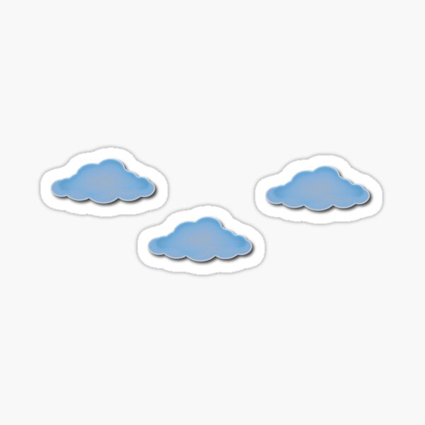"cute baby blue clouds" Sticker by SweetDaydream | Redbubble