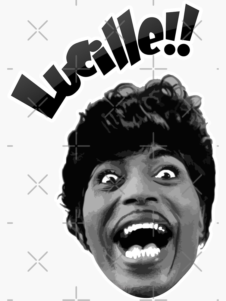 "Lucille 2" Sticker for Sale by muskitt | Redbubble
