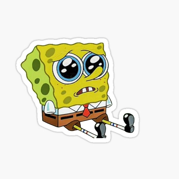 "Cute Spongebob" Sticker for Sale by lilimclachlan | Redbubble