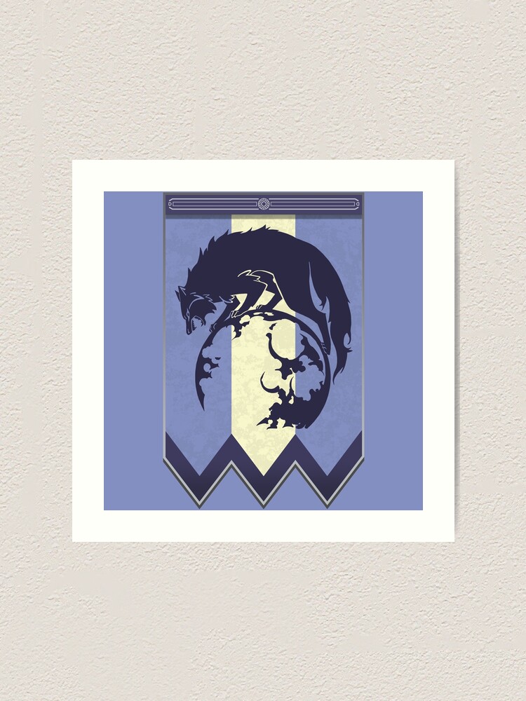 "Fire Emblem 3 Houses: Ashen Wolves Banner" Art Print by Exotix | Redbubble