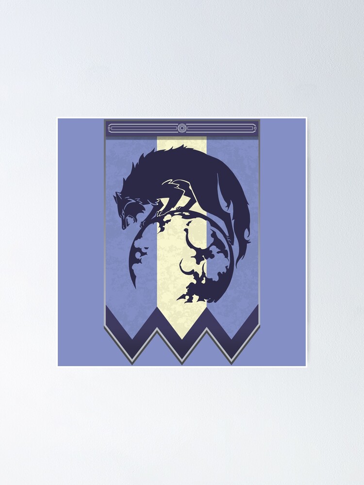 "Fire Emblem 3 Houses: Ashen Wolves Banner" Poster for Sale by Exotix ...