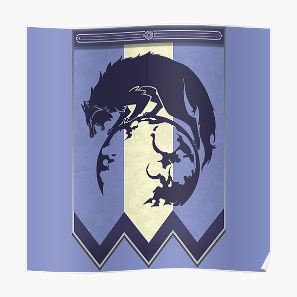 "Fire Emblem 3 Houses: Ashen Wolves Banner" Poster for Sale by Exotix ...