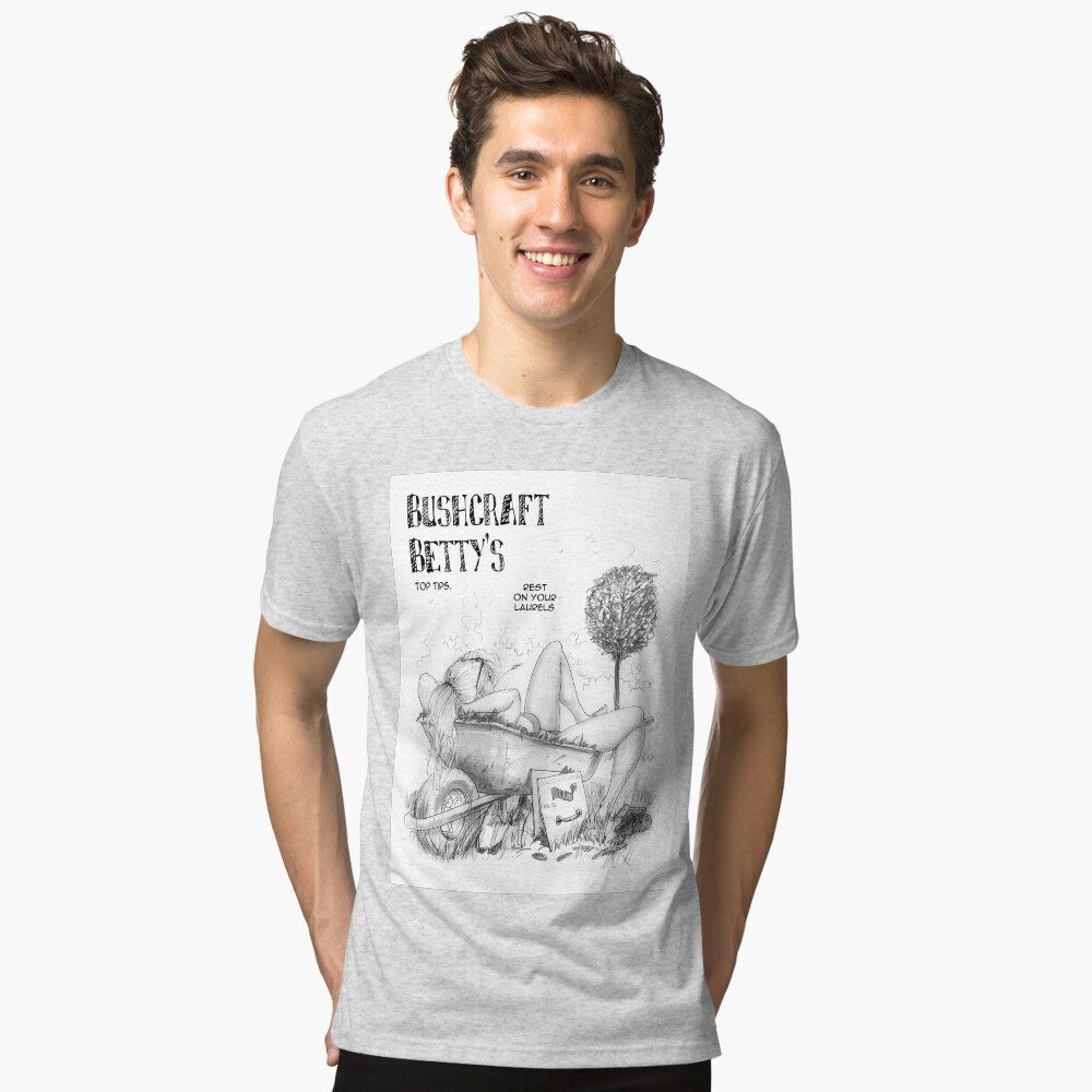 "Bushcraft Betty - Laurels" Art Print for Sale by Biker | Redbubble