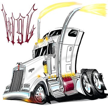 "Kenworth w900L Hotrod" Essential T-Shirt for Sale by liljay34 | Redbubble