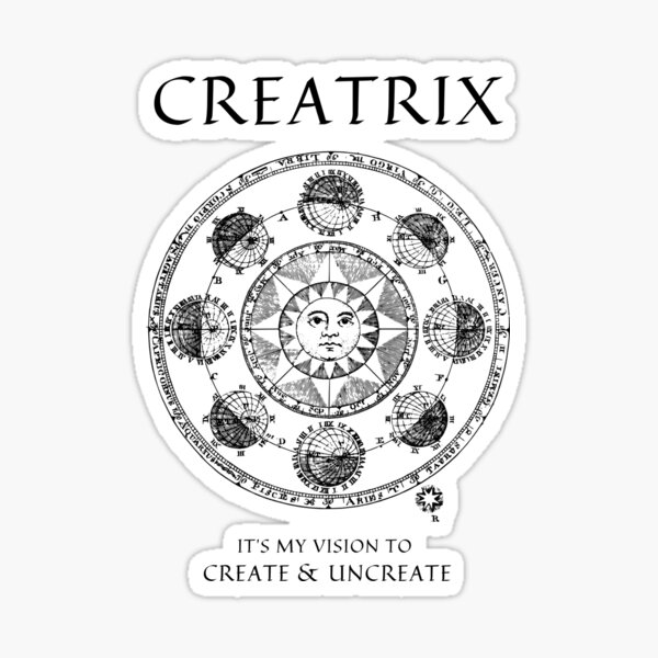 "Creatrix Astrology Logo" Sticker by CreatrixArt | Redbubble