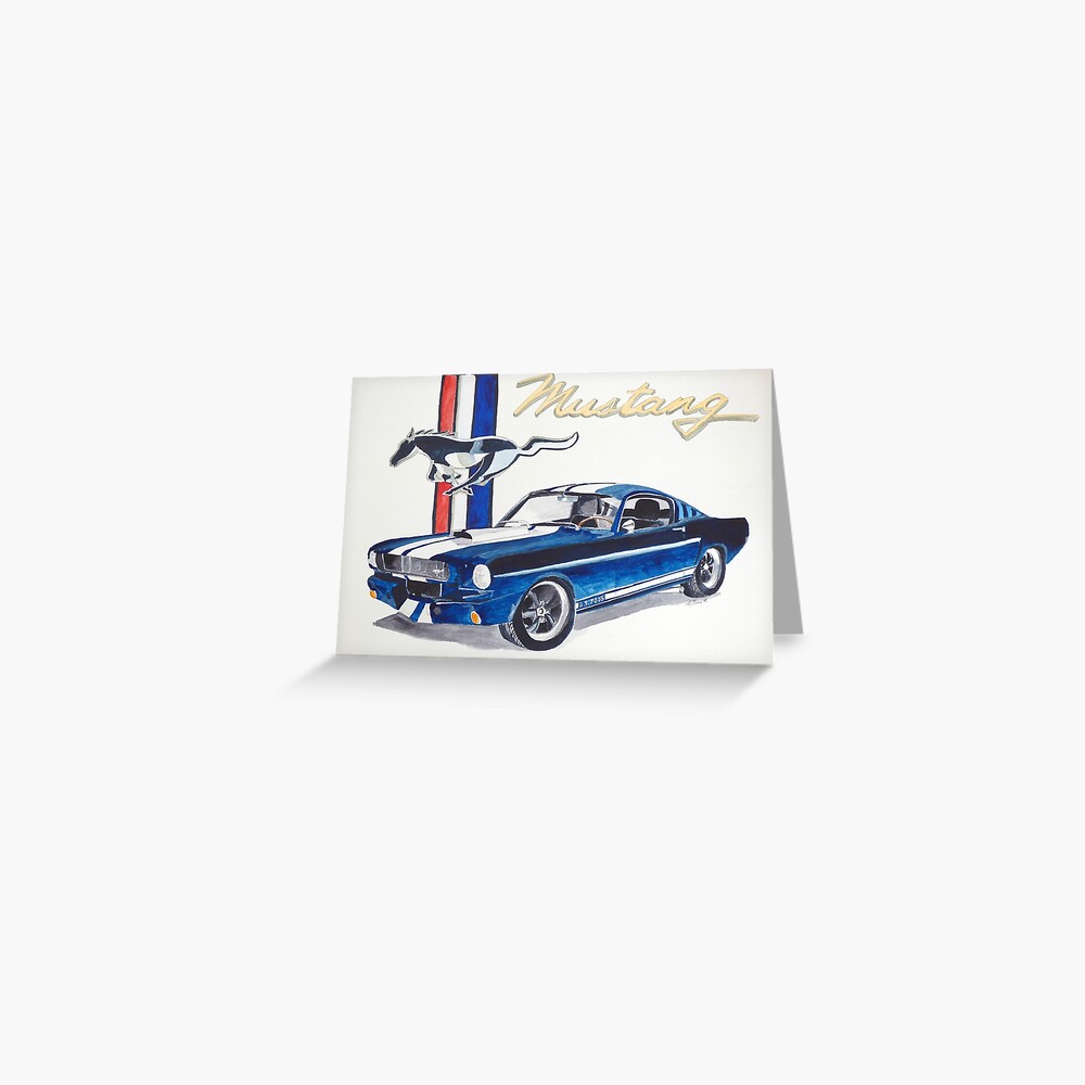 "Ford Mustang" Greeting Card by evaason | Redbubble