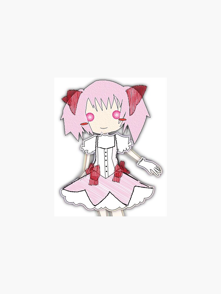 "Madoka" Sticker by marsenstars | Redbubble