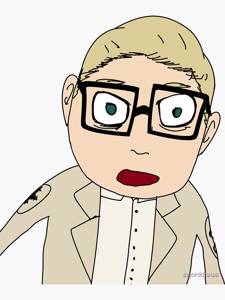 "arcade gets trolled" Sticker for Sale by sworddraws | Redbubble