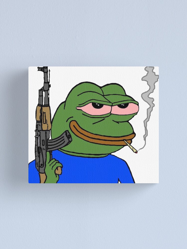 "Pepega" Canvas Print for Sale by renukabrc | Redbubble