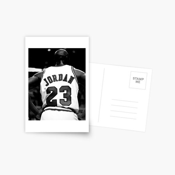 "Black and white michael jordan" Postcard by Yoyo365 | Redbubble