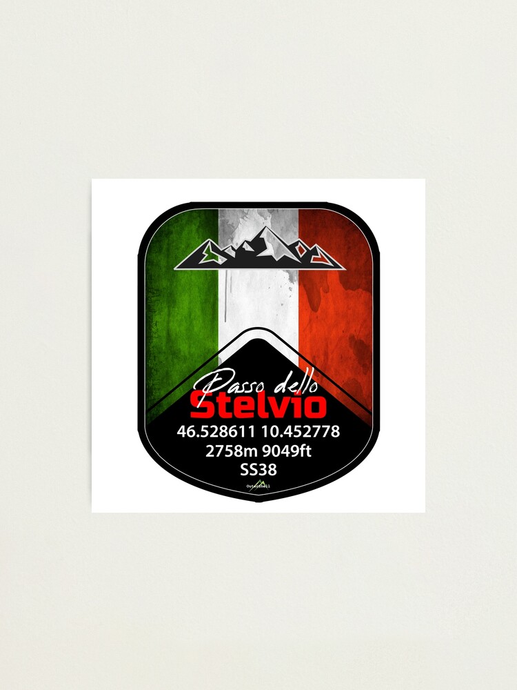 "Stelvio Pass - Passo Dello Stelvio Sticker & T Shirt Italy Italia ...