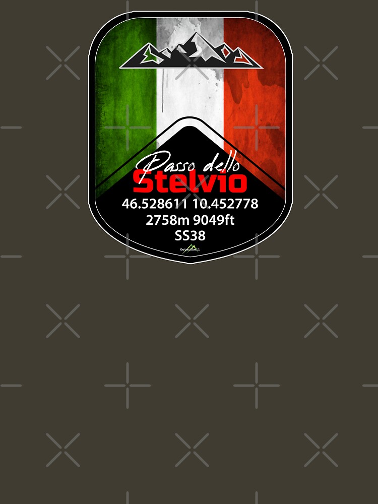 "Stelvio Pass - Passo Dello Stelvio Sticker & T Shirt Italy Italia" T ...