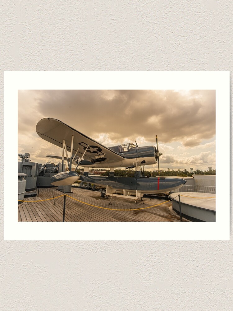 "OS2U Kingfisher Floatplane" Art Print for Sale by KensLensDesigns ...