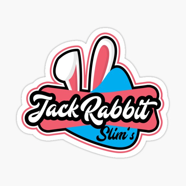 Pegatina «Jack Rabbit Slims '» de jonmac1982 | Redbubble