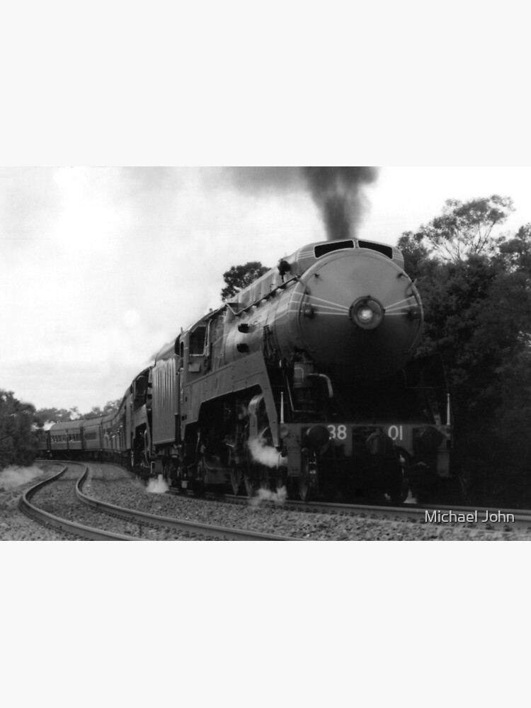 "Historic 3801 Train" Art Print by bluegumbill | Redbubble