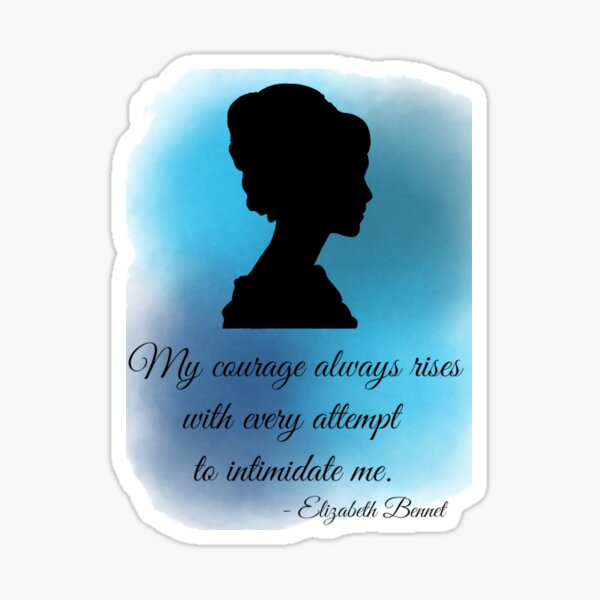 "Elizabeth Bennet Watercolor" Sticker for Sale by Fireflies2344 | Redbubble