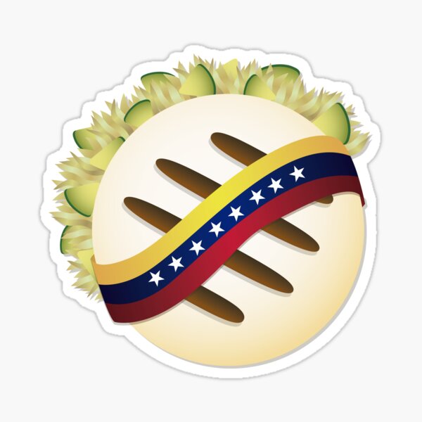 "Venezuelan Arepas - Reina Pepiada" Sticker for Sale by mimogoshopping ...