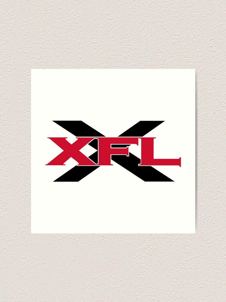 "XFL - Old Logo" Art Print for Sale by SpencerHeff2 | Redbubble