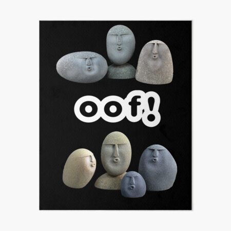 "Oof Stones Meme" Art Board Print for Sale by Altohombre | Redbubble