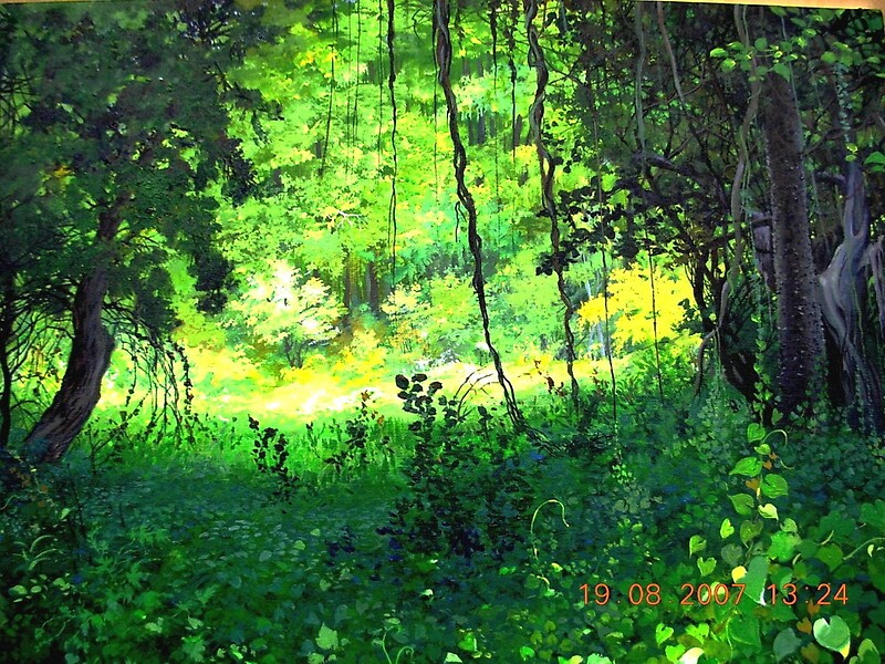 "the green sun" by biswaal | Redbubble