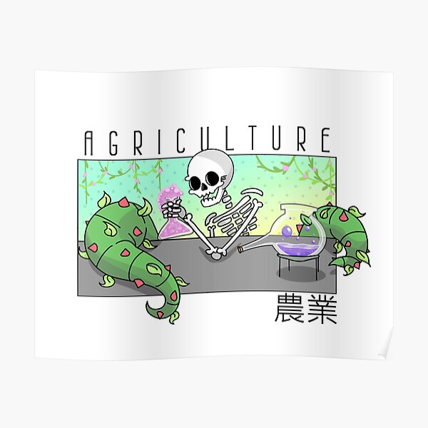 "Spooky Agriculture" Poster by SpookyDerps | Redbubble