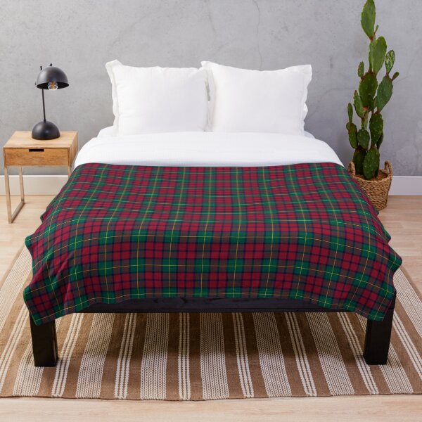 "Clan McCarthy Tartan" Throw Blanket for Sale by plaidwerx | Redbubble