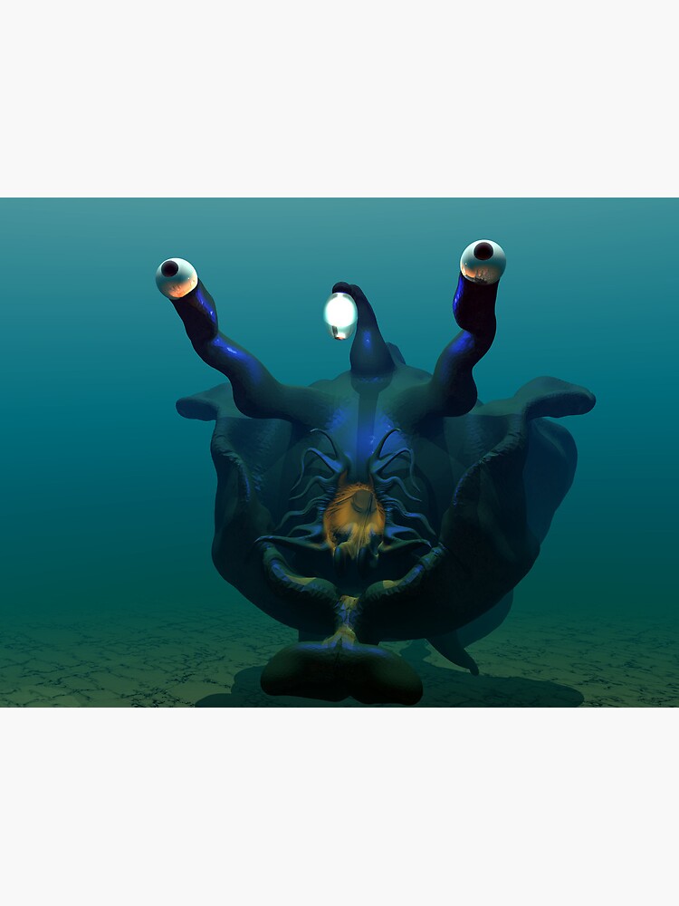 "Alien Angler Fish" Poster by hugh023 | Redbubble