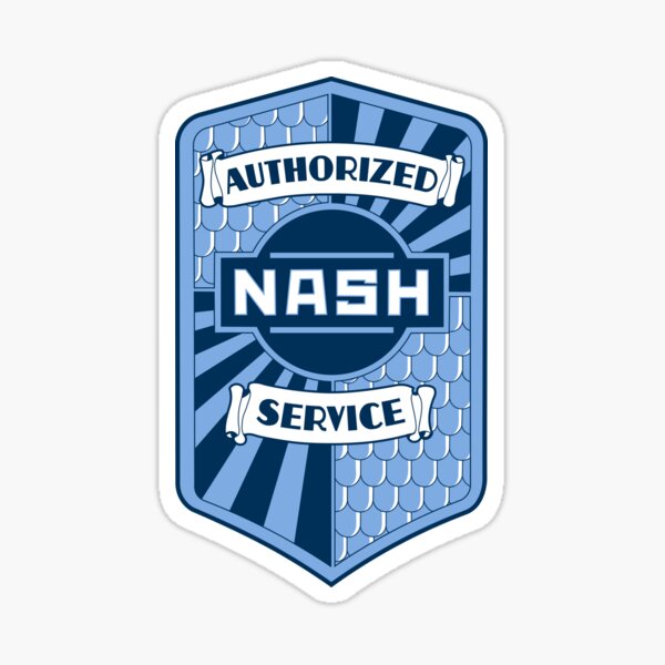 "Nash Authorized Service" Sticker for Sale by Bloxworth | Redbubble
