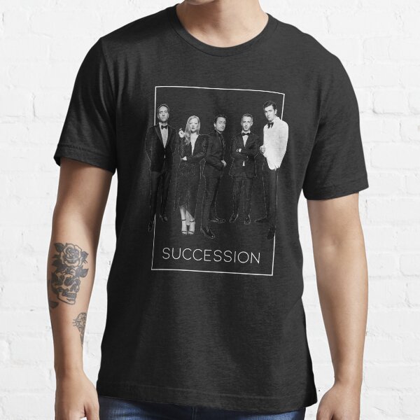 "Succession Poster" T-shirt for Sale by hannahdoll1 | Redbubble ...