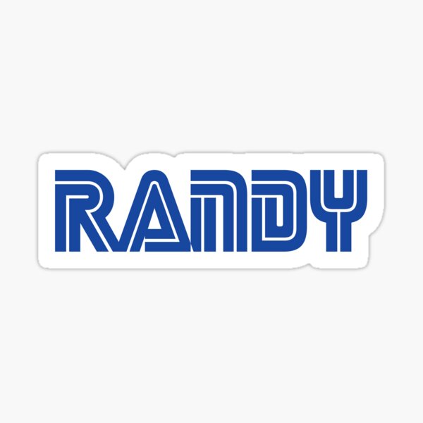 "Randy Gamer Player" Sticker for Sale by el-patron | Redbubble
