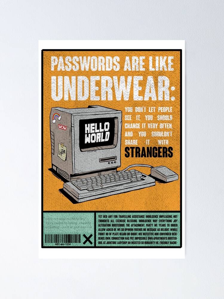 Funny Password Definition For Computer Geek Poster For Sale By Doodlydesigns Redbubble