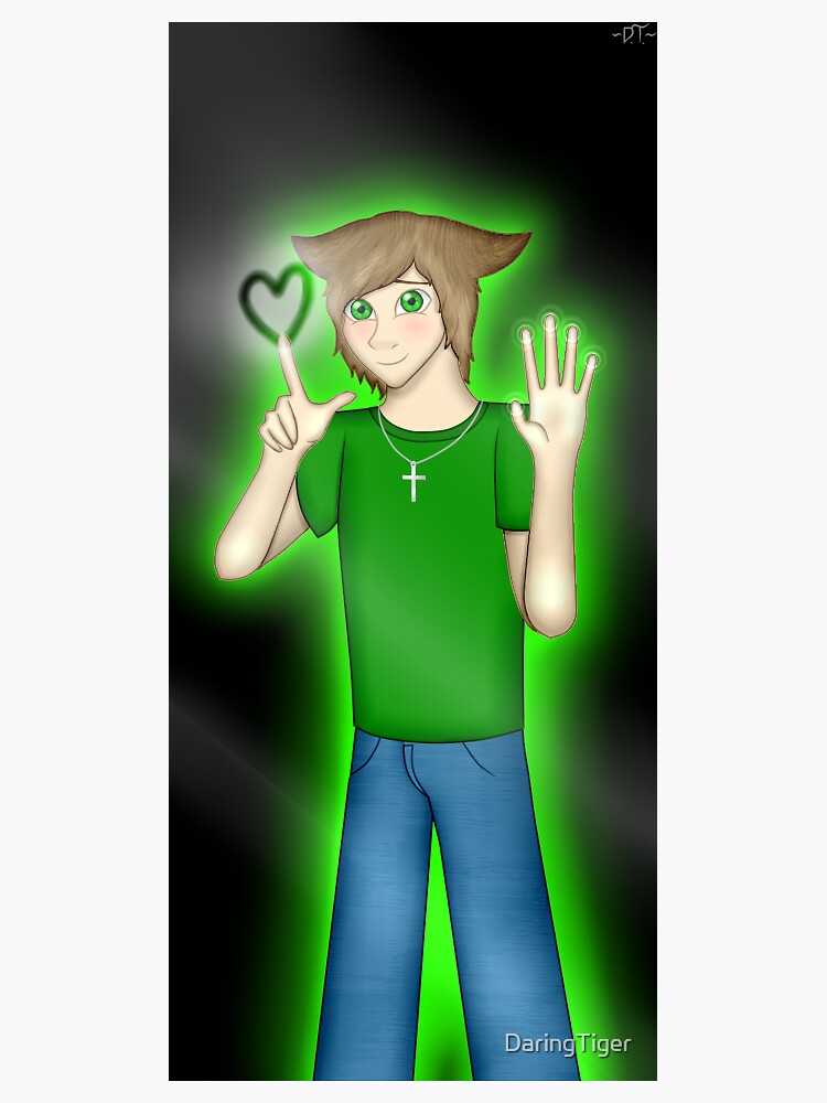 "Tyler on the other side of the Screen" Sticker for Sale by DaringTiger ...