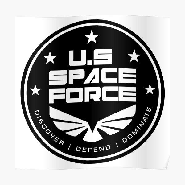 "US Space Force" Poster for Sale by darryldesign | Redbubble