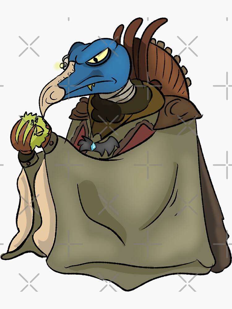 "Skektek the Scientist " Sticker for Sale by KingKaijuShop | Redbubble