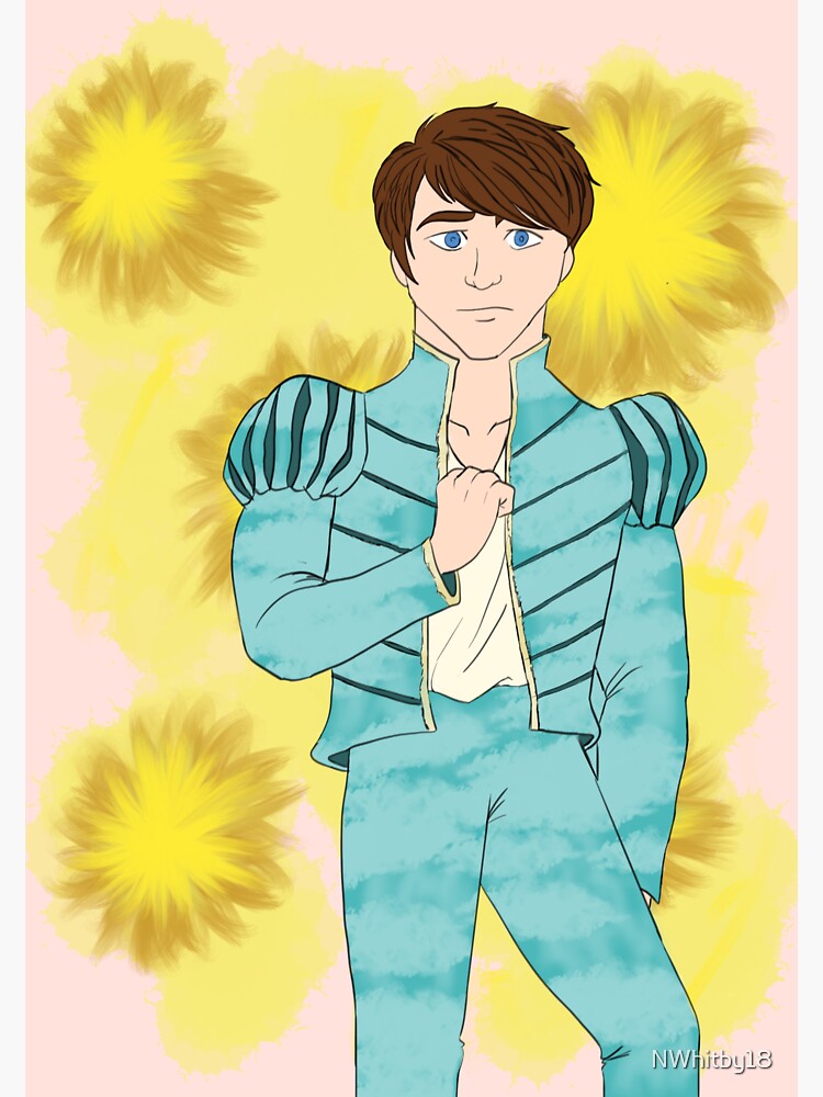 "Jaskier|Dandelion The Witcher fanart print" Sticker by NWhitby18 ...