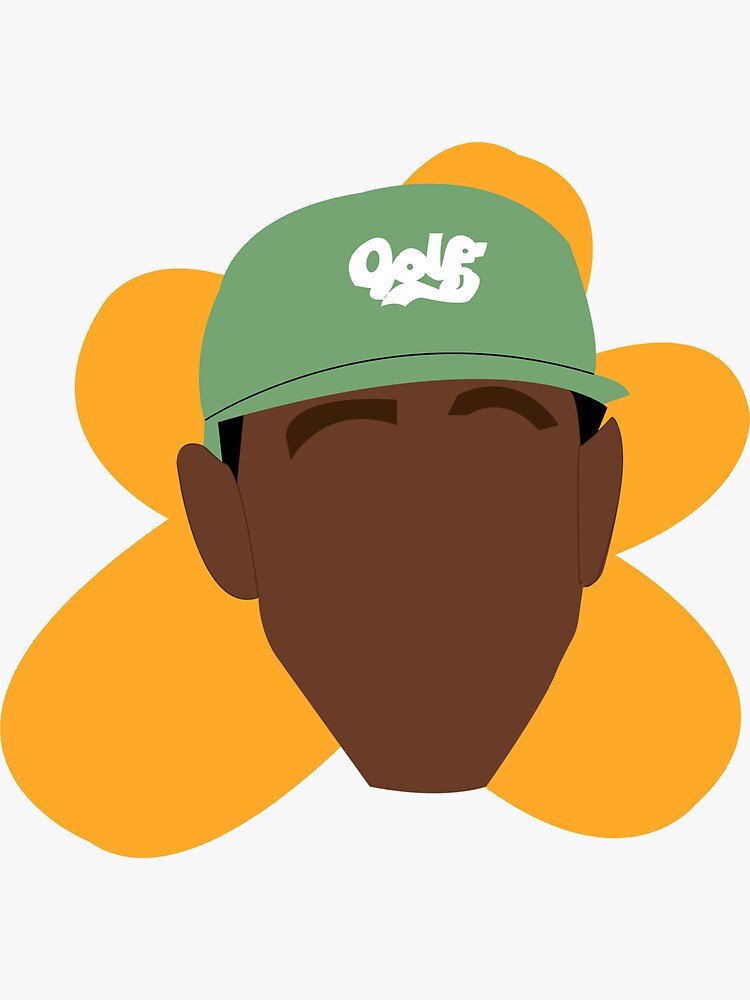 "Tyler Golf Flower" Sticker for Sale by lmkdesign | Redbubble