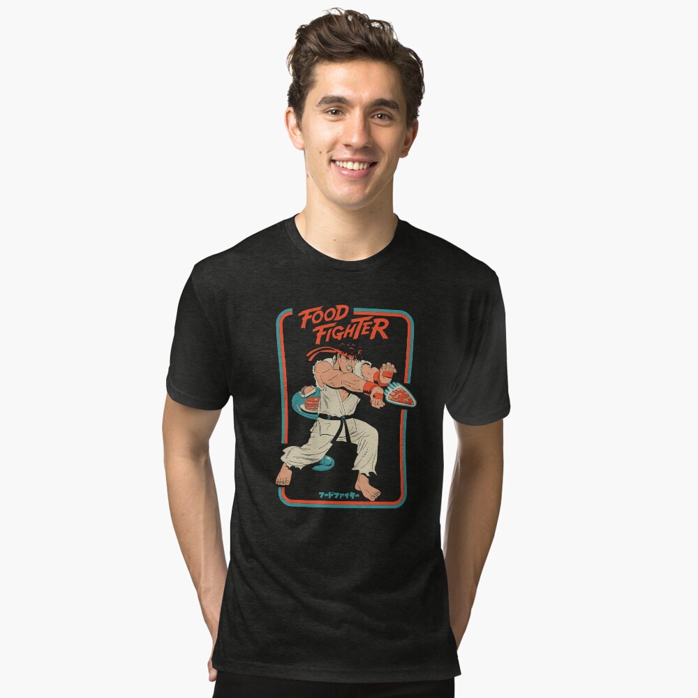 "FOOD FIGHTER" Poster for Sale by Gloopz | Redbubble