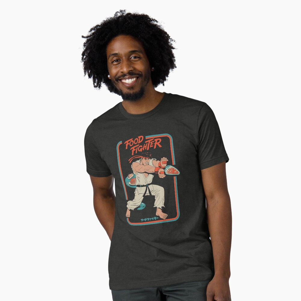 "FOOD FIGHTER" Poster for Sale by Gloopz | Redbubble