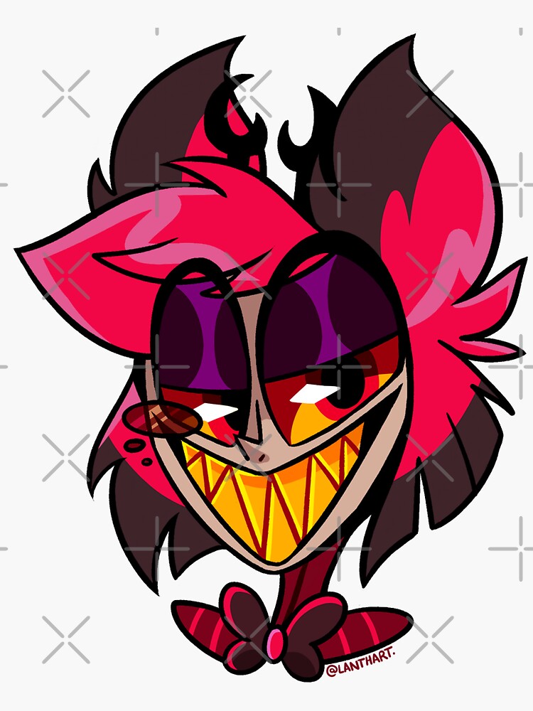 "Alastor" Sticker by Lanthart | Redbubble