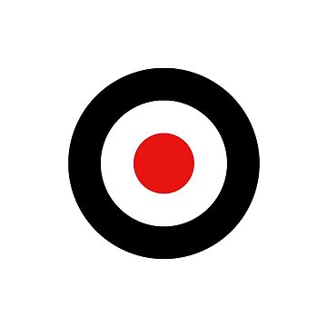 "Black & Red Mod Target" Essential T-Shirt for Sale by NobodysHero ...