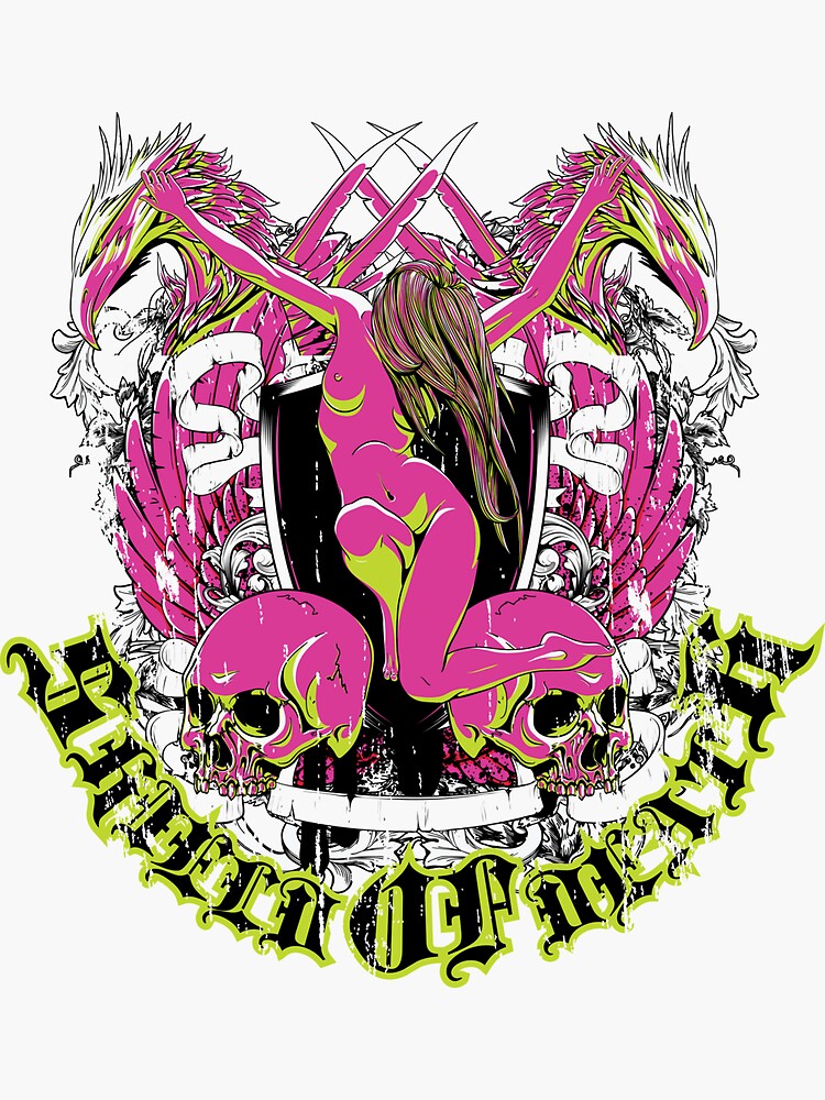 "Shield of death" Sticker for Sale by TinoThreads | Redbubble