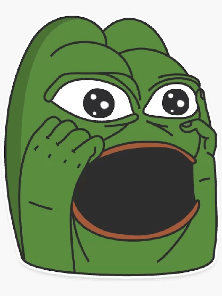 "Pepega- Emote" Sticker by renukabrc | Redbubble