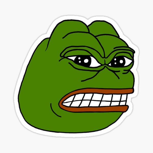 "Pepega" Sticker for Sale by renukabrc | Redbubble